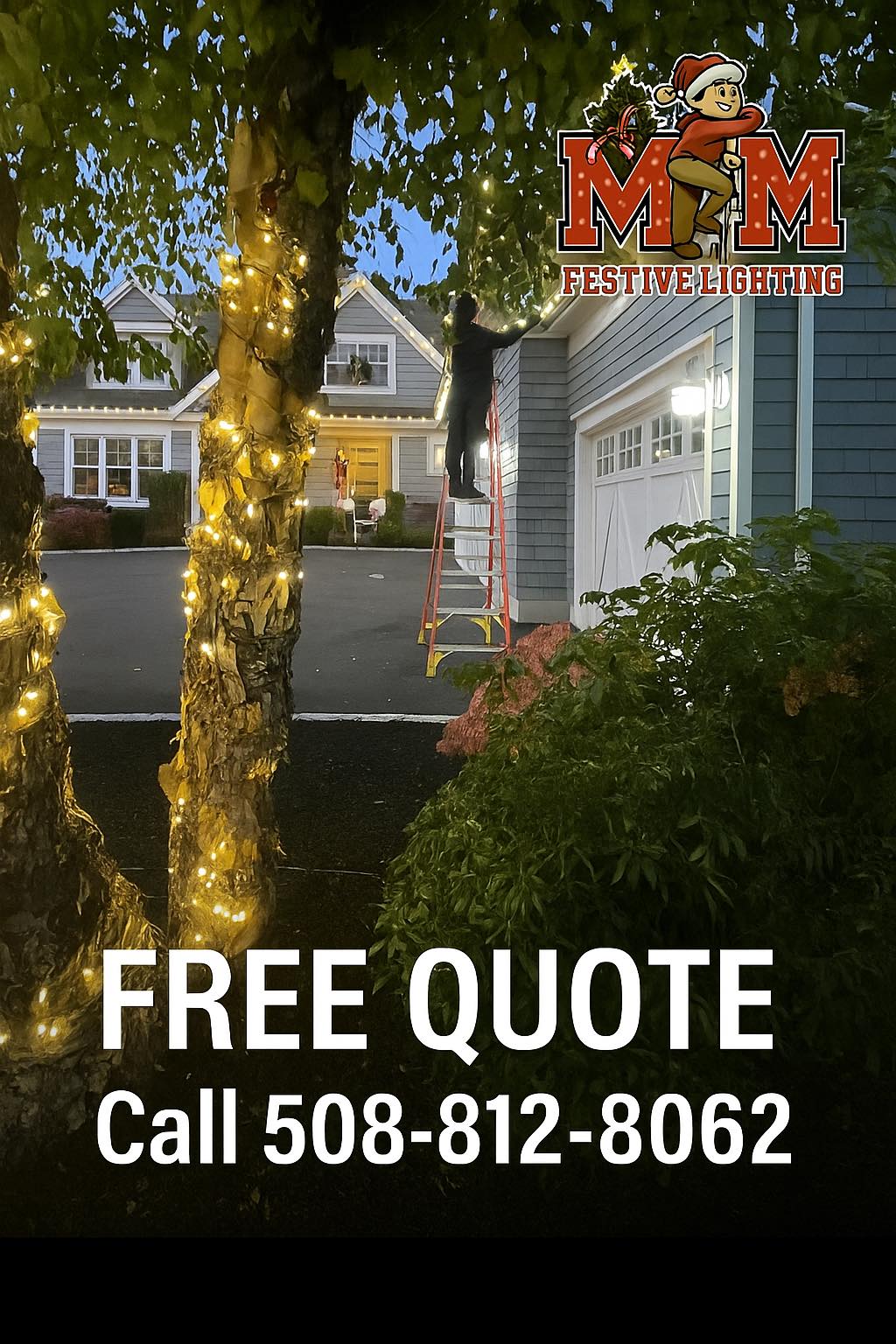 M&M Festive Lighting - Professional Christmas Light Installation